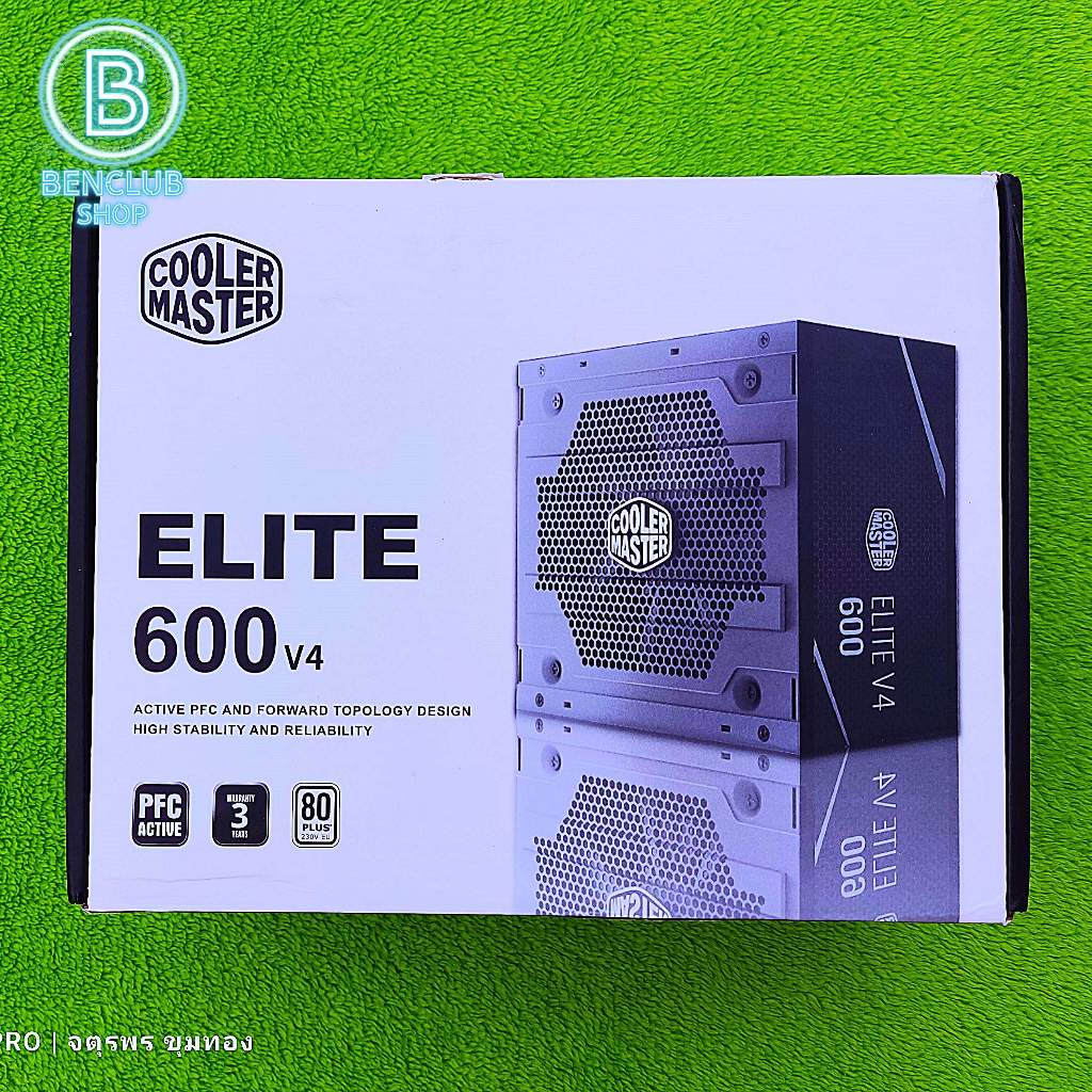 Psu Cooler Master Elite 600v4 600W 80+ เพาเวอร์ซัพพลายคอมมือสอง ...