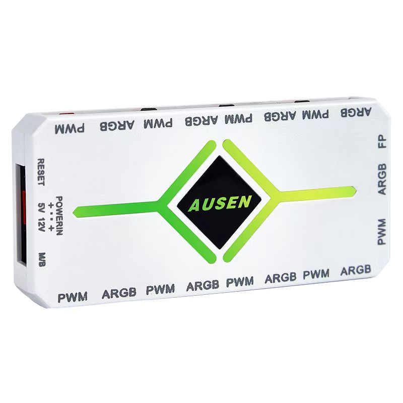 AUSEN 5V ARGB FAN HUB ( BLACK / WHITE ) WITH REMOTE CONTROLLER | Shopee ...