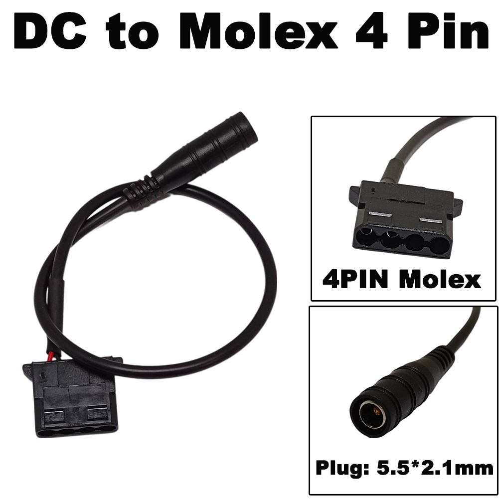 สายแปลงไฟ DC 5.5*2.1mm to Molex 4 Pin ( Power IDE ) Power Supply ...
