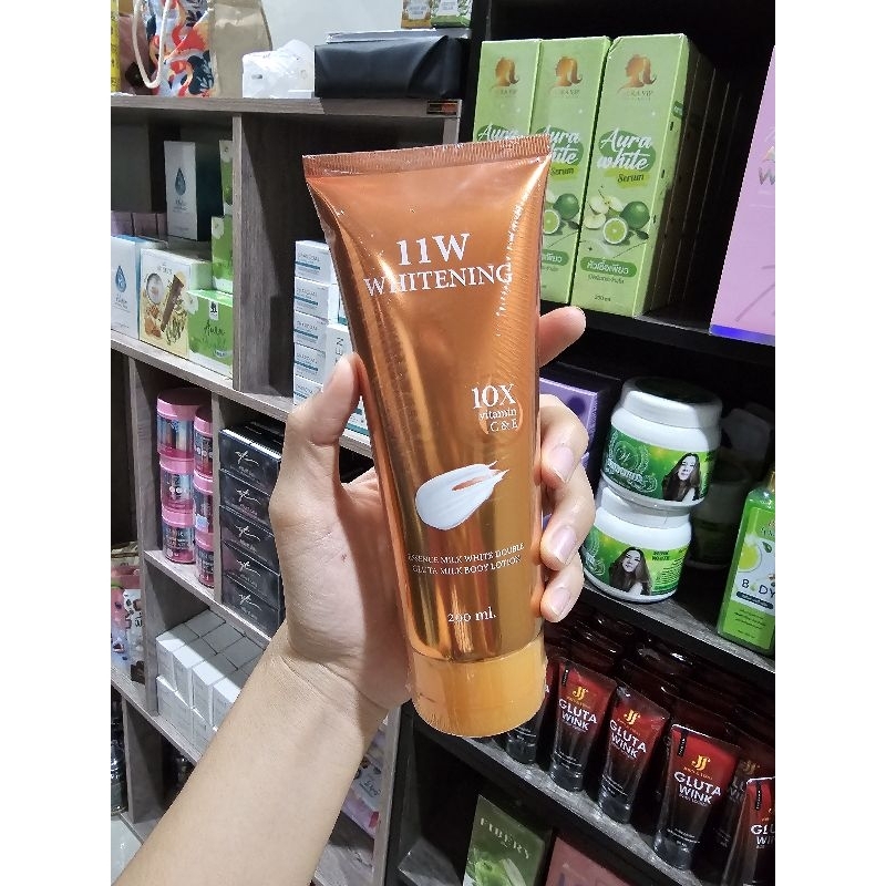 11w Whitening body lotion โลชั่น ผิวขาว บำรุง กระจ่างใส ขาวเร็ว ขาวไว ...