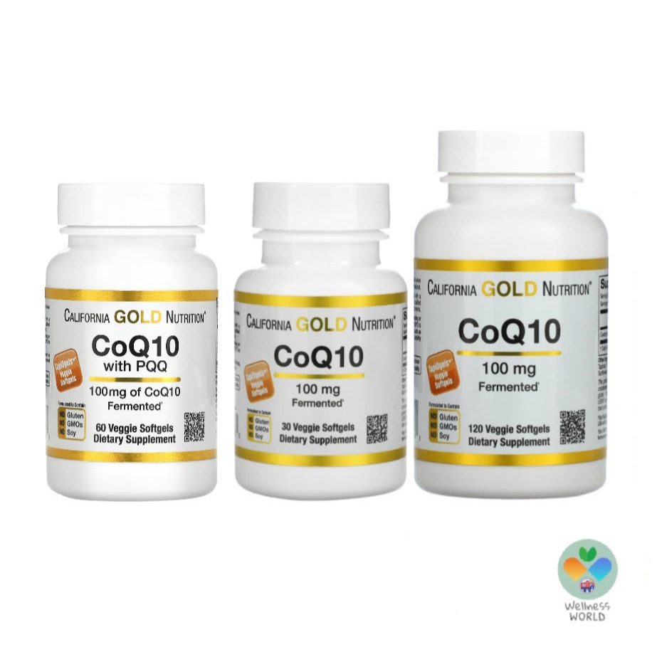 California Gold Nutrition CoQ10 , CO Q10 , CO Q 10 , 100 mg , 30 / 120 ...