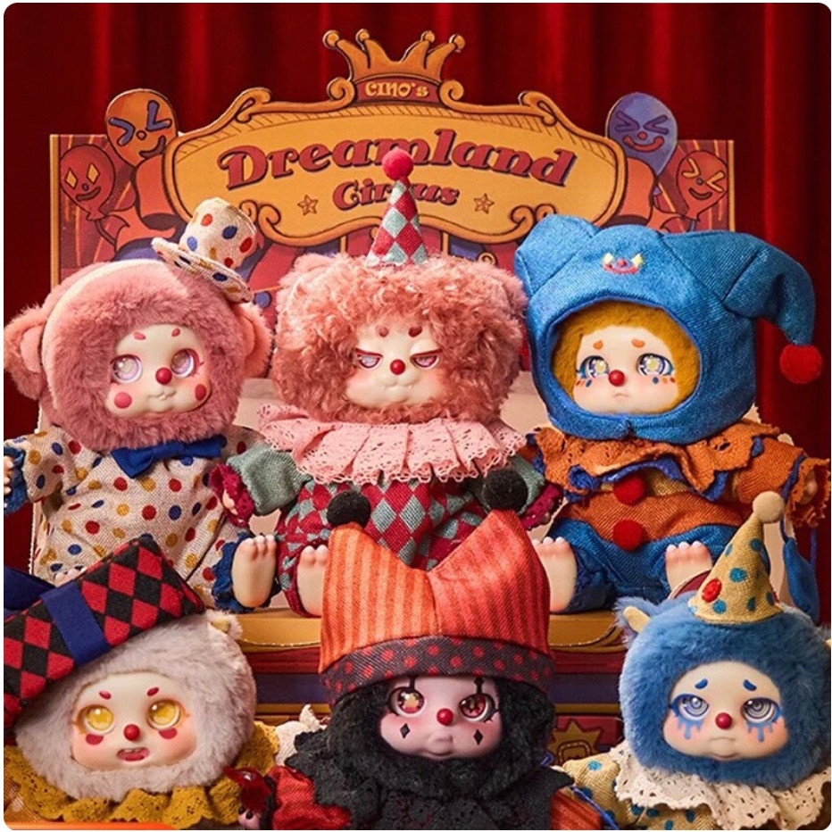 ️[Blind Box ready to ship : กล่องสุ่ม พร้อมส่ง] Time Share : Cino Dreamland Circus Plush Series ...