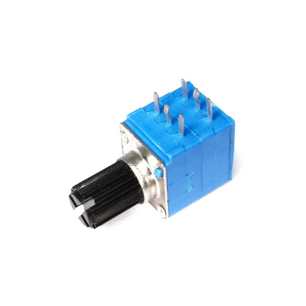 วอลลุ่ม Volume Potentiometer 2 ชั้น 6 ขา (RK92TG-A) อะไหล่แอมป์รถยนต์ ...