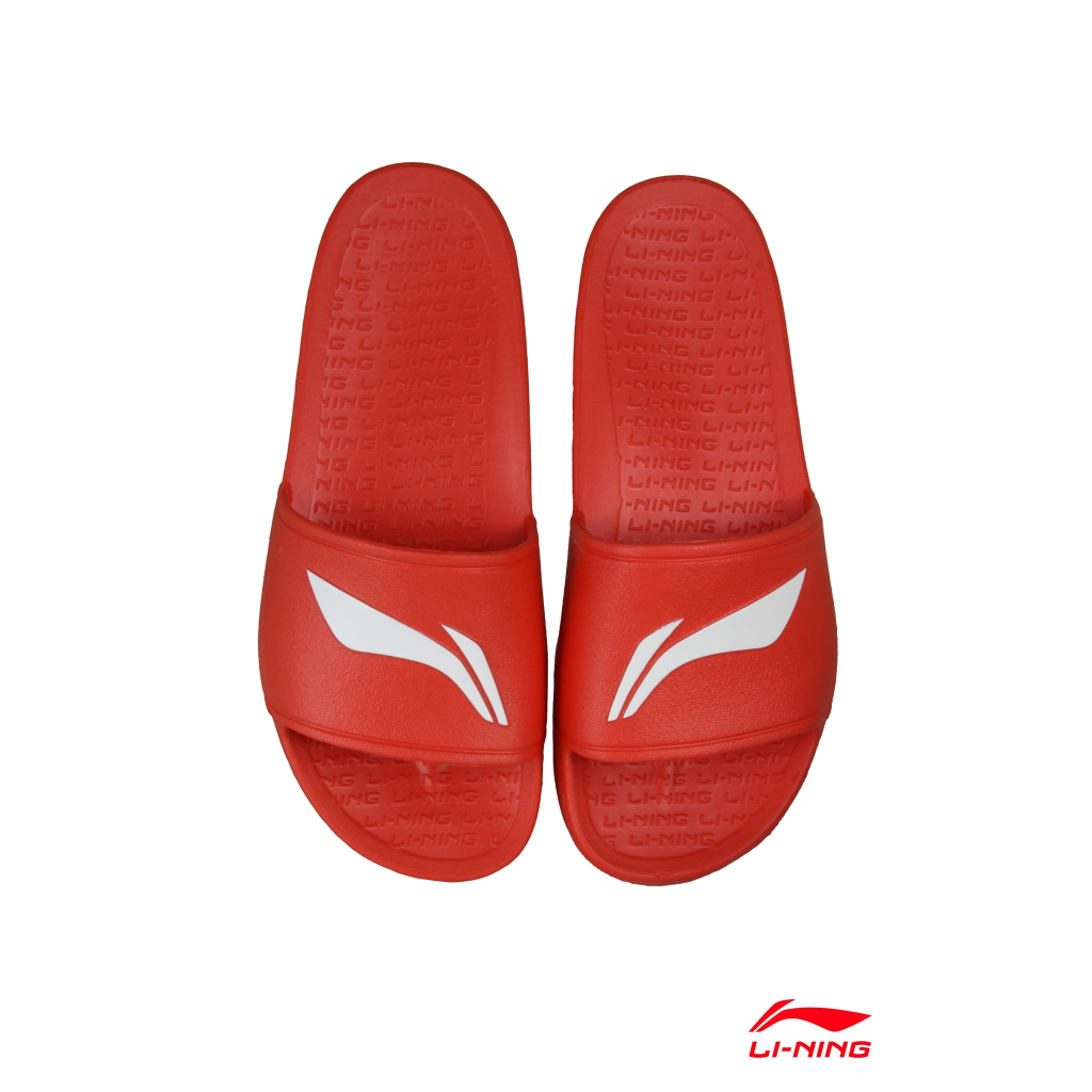 Li-Ning Shoe รองเท้าแตะ SLIPPER รุ่น AYCT001-3 Red/White | Shopee Thailand