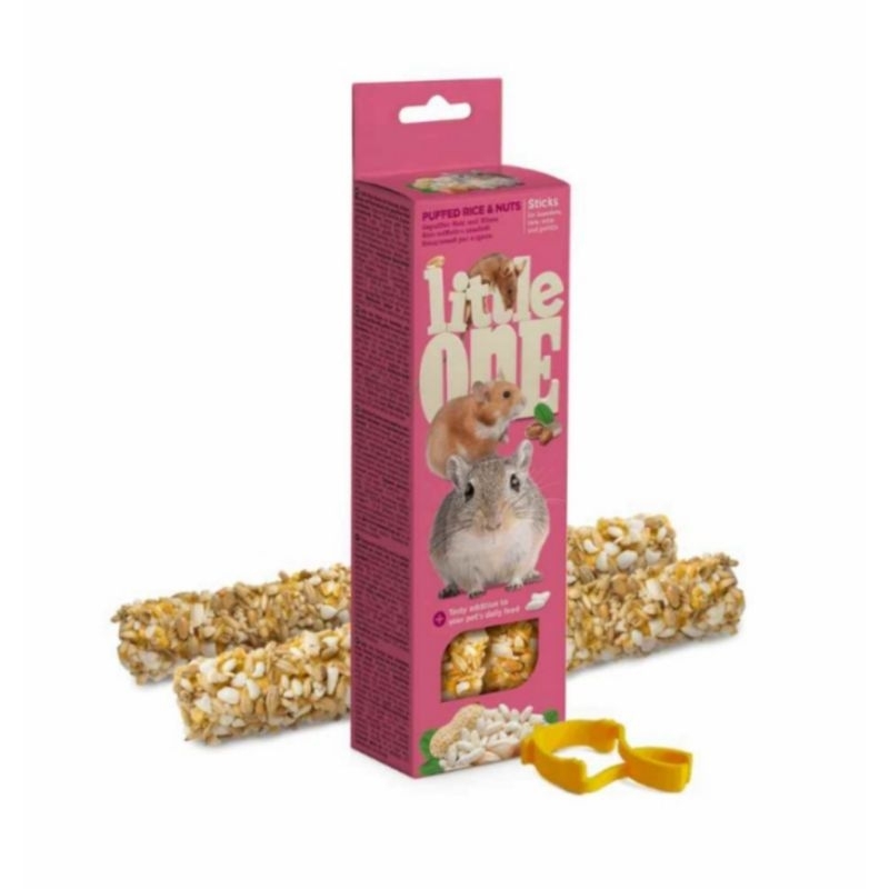 Little one sticks ธัญพืชแท่ง ขนมสัตว์ฟันแทะ กระรอก กระต่าย แฮมสเตอร์ ชู ...