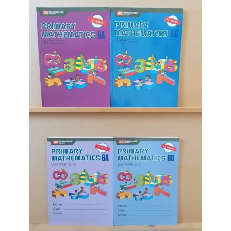Primary Mathematics Grade 6 ทั้งปีการศึกษา 4 เล่มครบชุด | Shopee Thailand