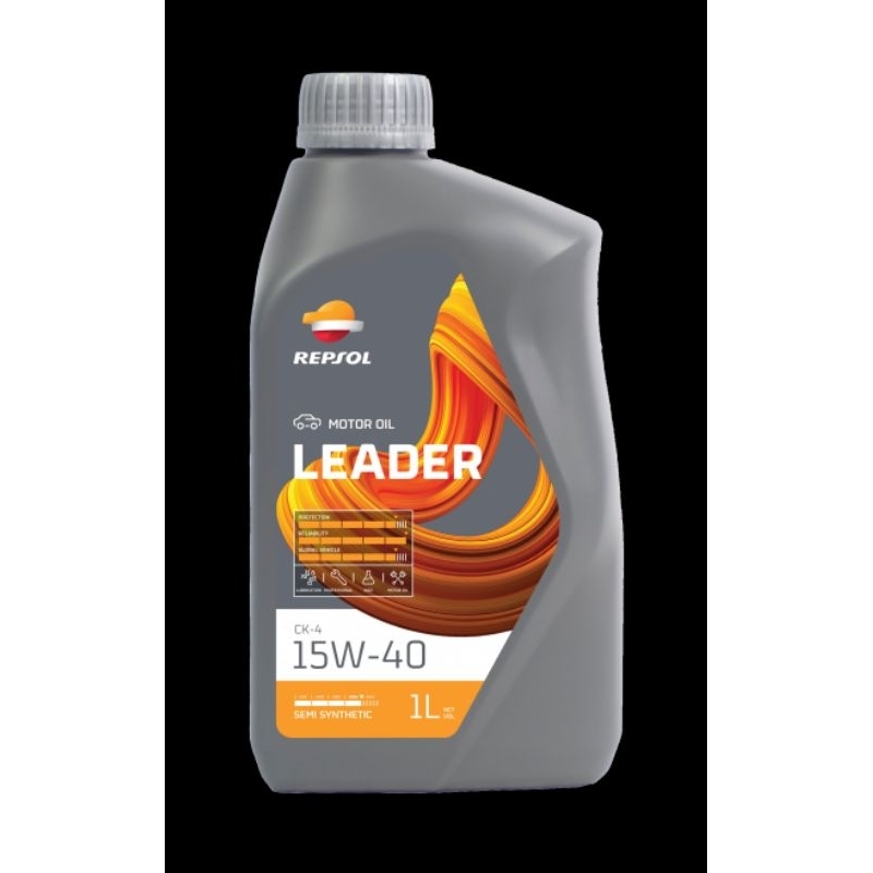 น้ำมันเครื่องรถยนต์ดีเซล REPSOL LEADER 15W-40 DIESEL TURBO MID SAPS ...