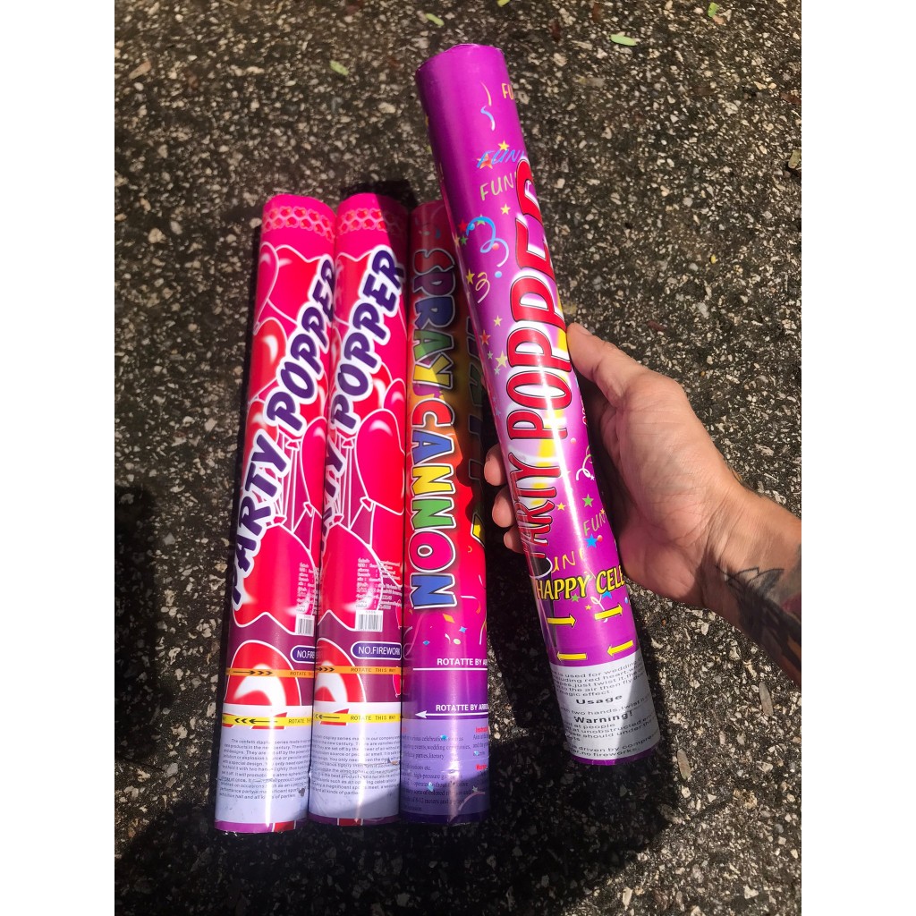 พลุกระดาษ paper shoot ชักเปี๊ยะ พร้อมส่ง เซอร์ไพร์ซวันเกิด เคาท์ดาวน์ ...