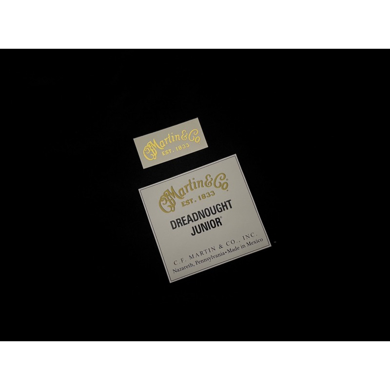โลโก้หัวกีต้าร์ Martin Dreadnought Junior + Label | Shopee Thailand
