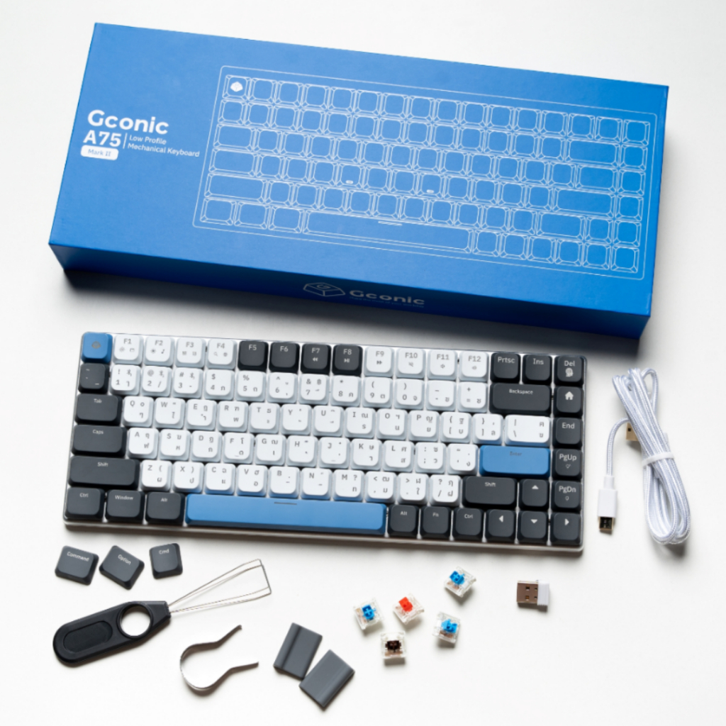 คีย์บอร์ด Gconic A75 MK II Ultra Slim Mechanical Keyboard by UTECH ...