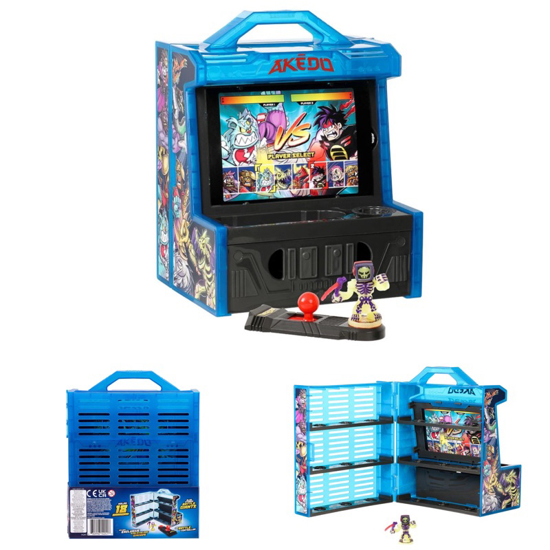 Akedo - Ultimate Arcade Warriors Collector Case Mini Action Figures ...