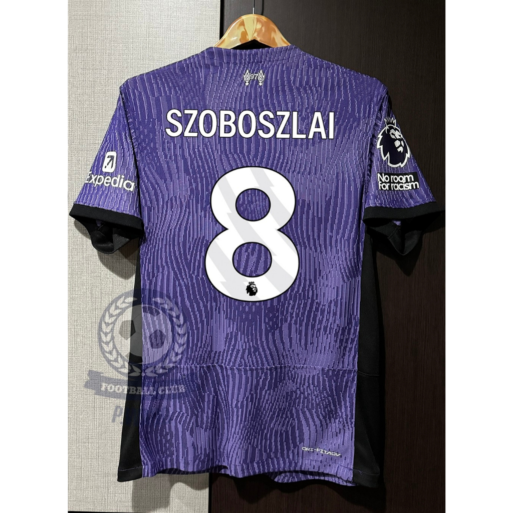เสื้อฟุตบอล ทีม ลิเวอร์พูล Player เกรดนักเตะ Third ชุดสาม ปี 23/24 ฟลูออฟชั่นEPL ชื่อเบอร์นักเตะ ...