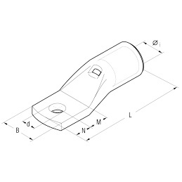 หางปลาหน้าแคบ(RING TONGUE TERMINALS WITH CONTAINED PALM) "CEMBRE ...
