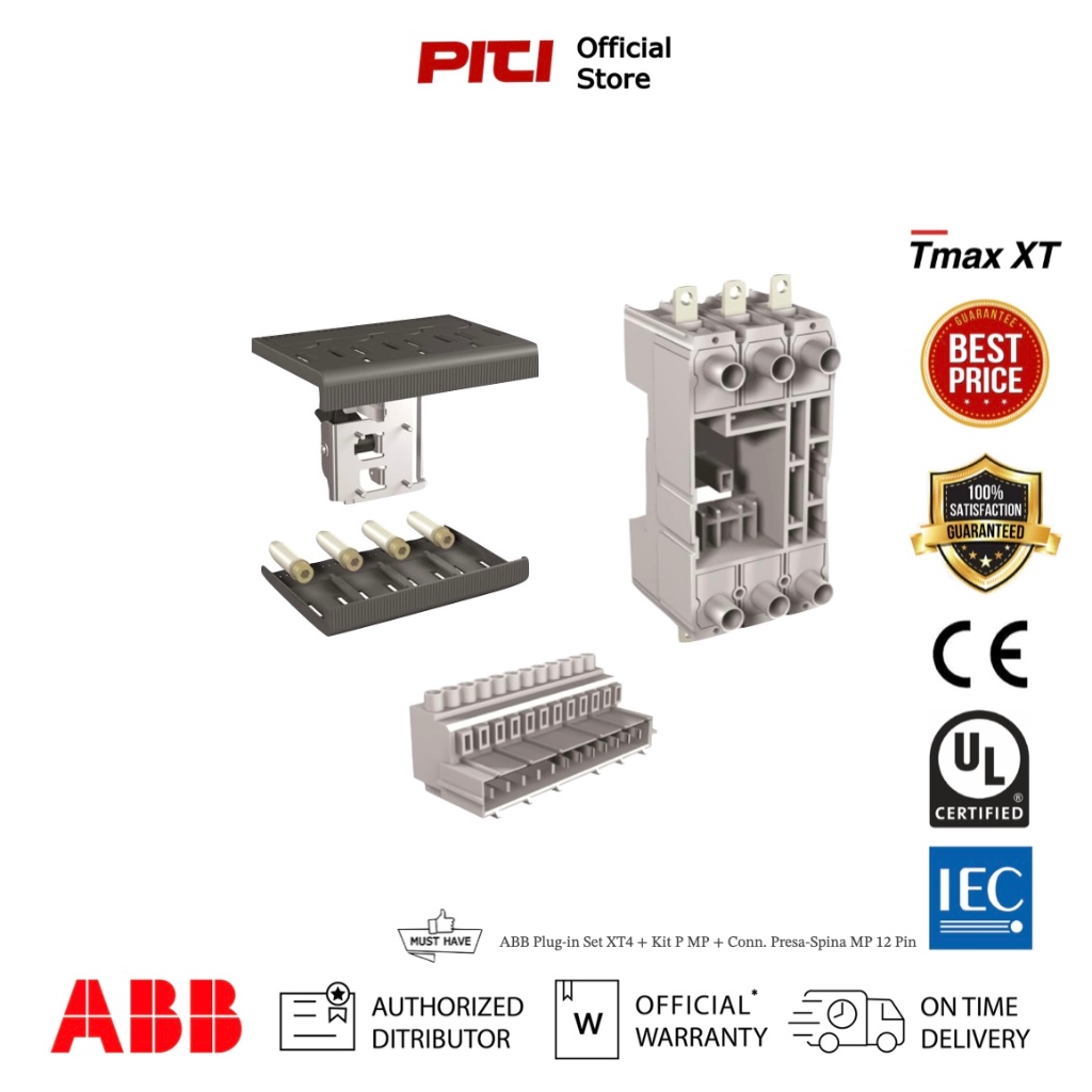 ABB Plug-in Set XT4 + Kit P MP + Conn. Presa-Spina MP 12 Pin ...
