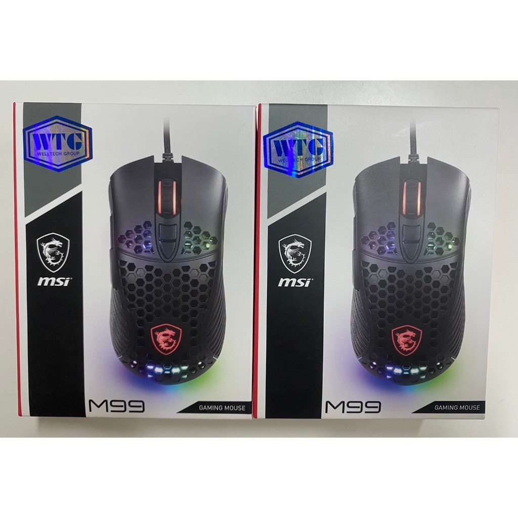 MSI RGB Gaming Mouse Box (M99) เม้าส์ MOUSE เม้าส์สำหรับเล่นเกม เมาส์ ...