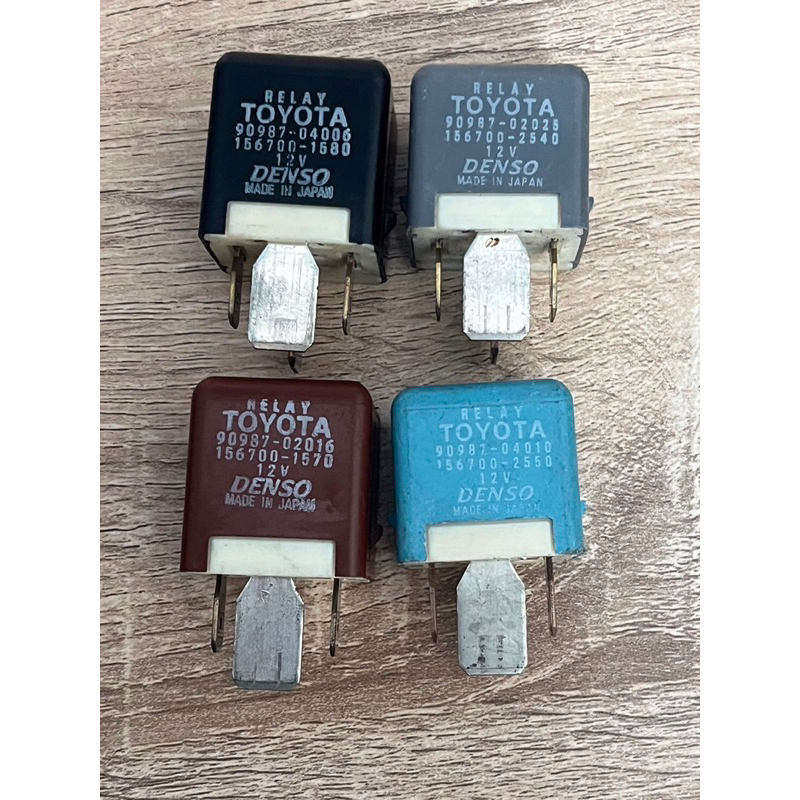 รีเลย์ TOYOTA DENSO 12V 4ขา 5ขา รีเลย์คอมแอร์, รีเลย์สตาร์ท แท้ถอด ...