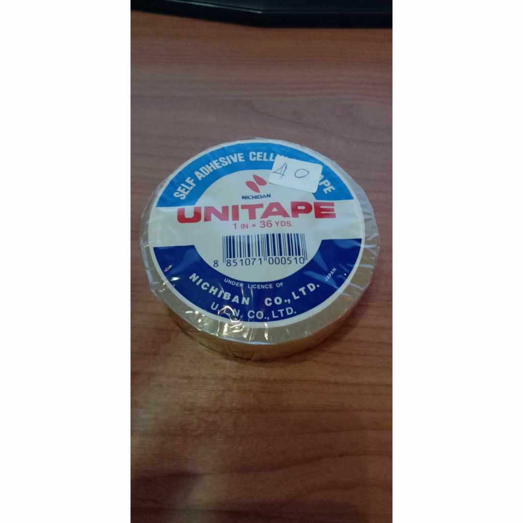 เทปใส ยูนิเทป Unitape ขนาด 1 นิ้ว x36 หลา | Shopee Thailand
