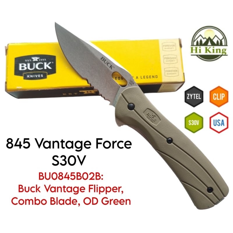 มีด BUCK รุ่น 845 Vantage Force S30V ของแท้ หนึ่งในรุ่นยอดนิยม พร้อม ...