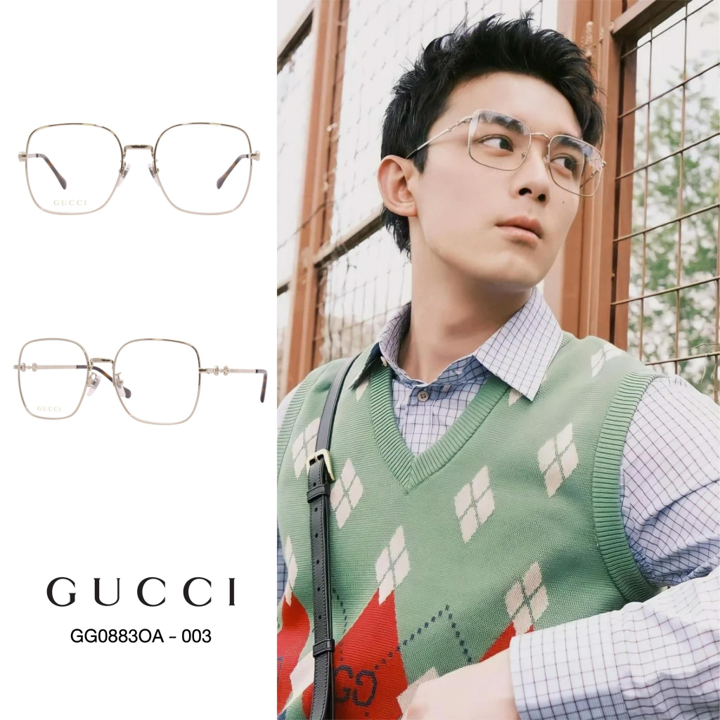 แว่นตากันแดด Gucci รุ่น GG0883OA Sunglasses | Shopee Thailand