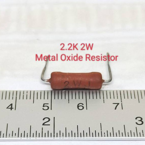 2.2K,82K 2W,1W 4.7k, 1.2k, 2 ohm Resistor Metal Oxide (ราคาต่อชิ้น) | Shopee Thailand