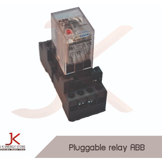 Relay ABB 4 Contact Coil 220Vac รีเลย์ เอบีบี 4 คอนแทค คอลย์ 220Va ...