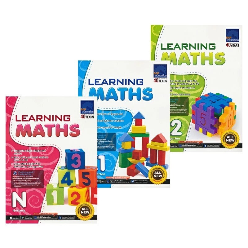 SAP Learning Mathematics Book Grade 1-6/Kindergarten Child Learn Math ...
