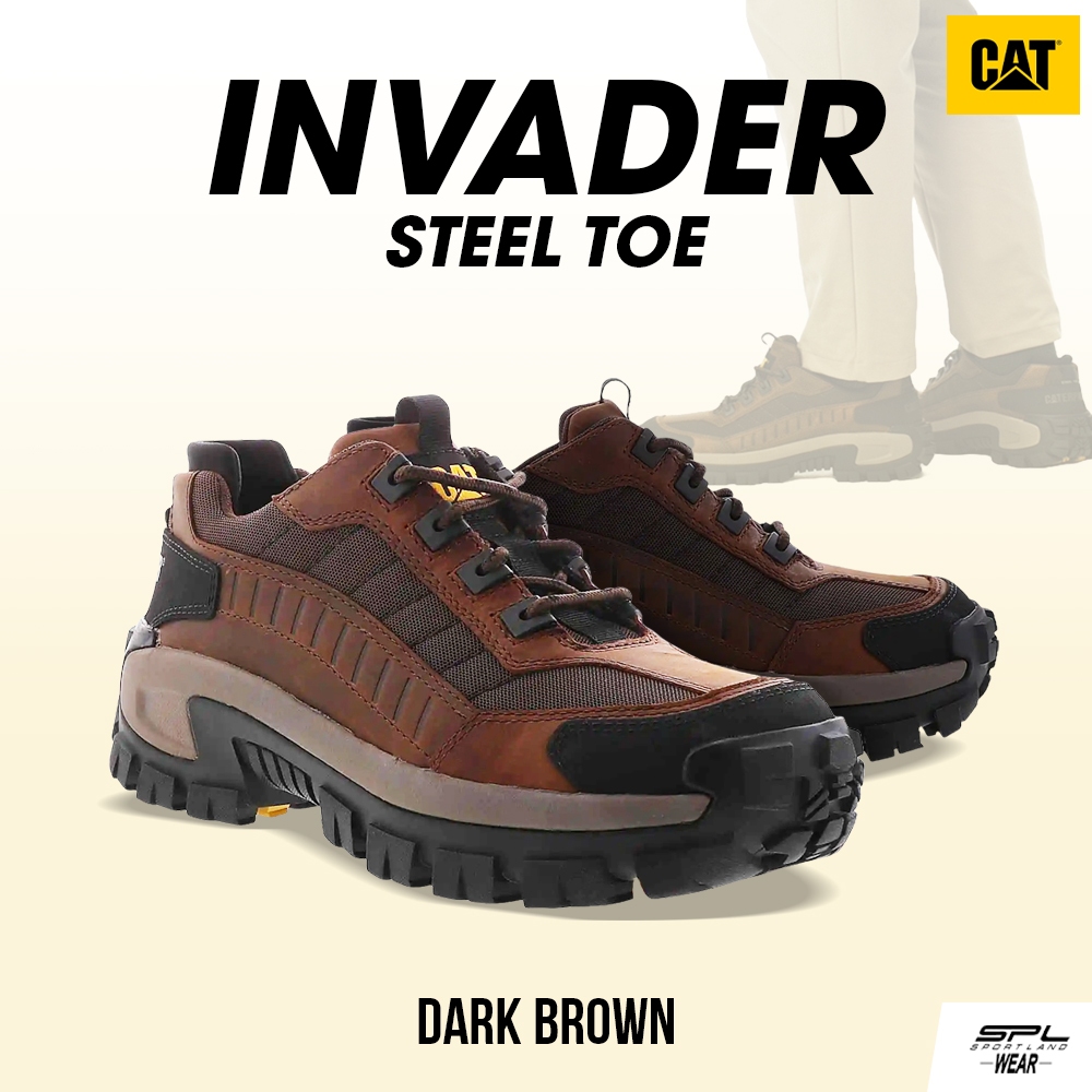 CAT Caterpillar รองเท้าเซฟตี้ รองเท้าหัวเหล็ก M Invader HI Steel Toe ...