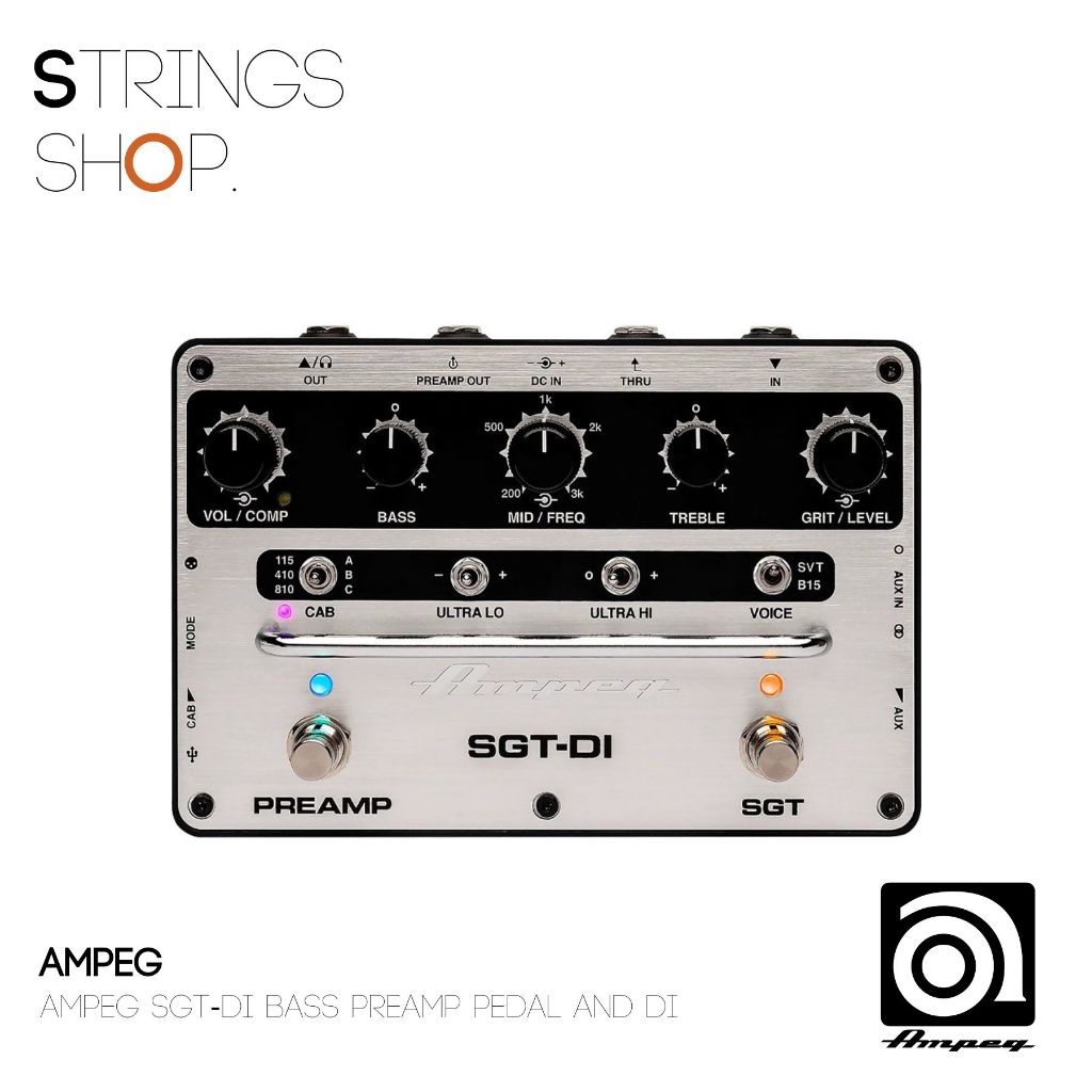 เอฟเฟคเบส Ampeg SGT-DI Bass Preamp Pedal and DI | Shopee Thailand
