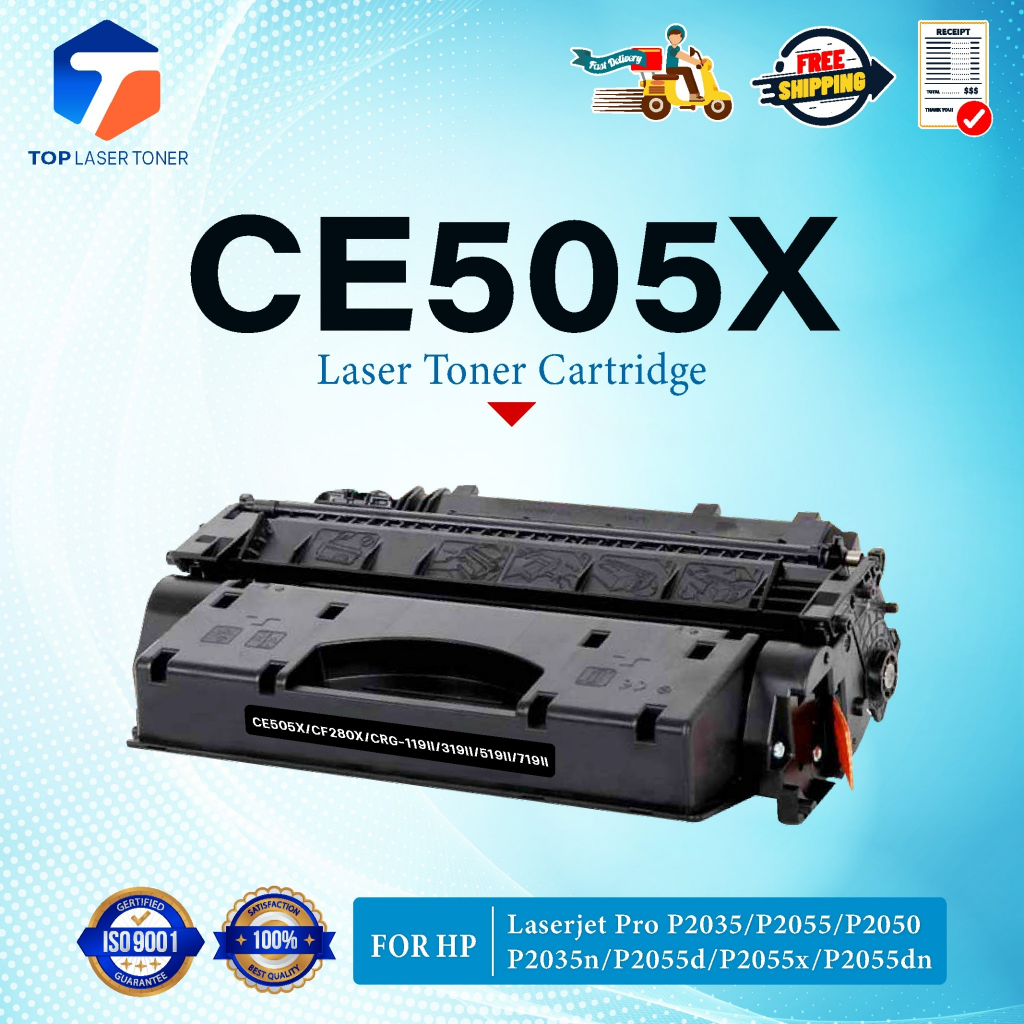 หมึกเทียบเท่า CE505X/CE-505XCARTRIDGE319/CRG319 FOR HP LaserJet Pro ...