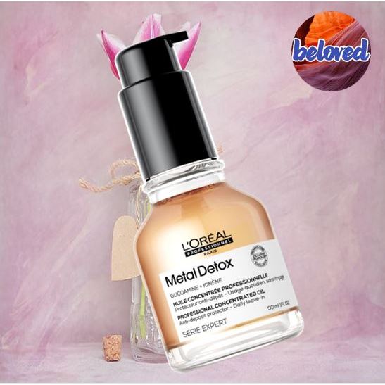 Loreal Metal DX Oil 50 ml ออยล์บำรุงเส้นผมและหนังศีรษะ ล้างสาร หลังทำ ...