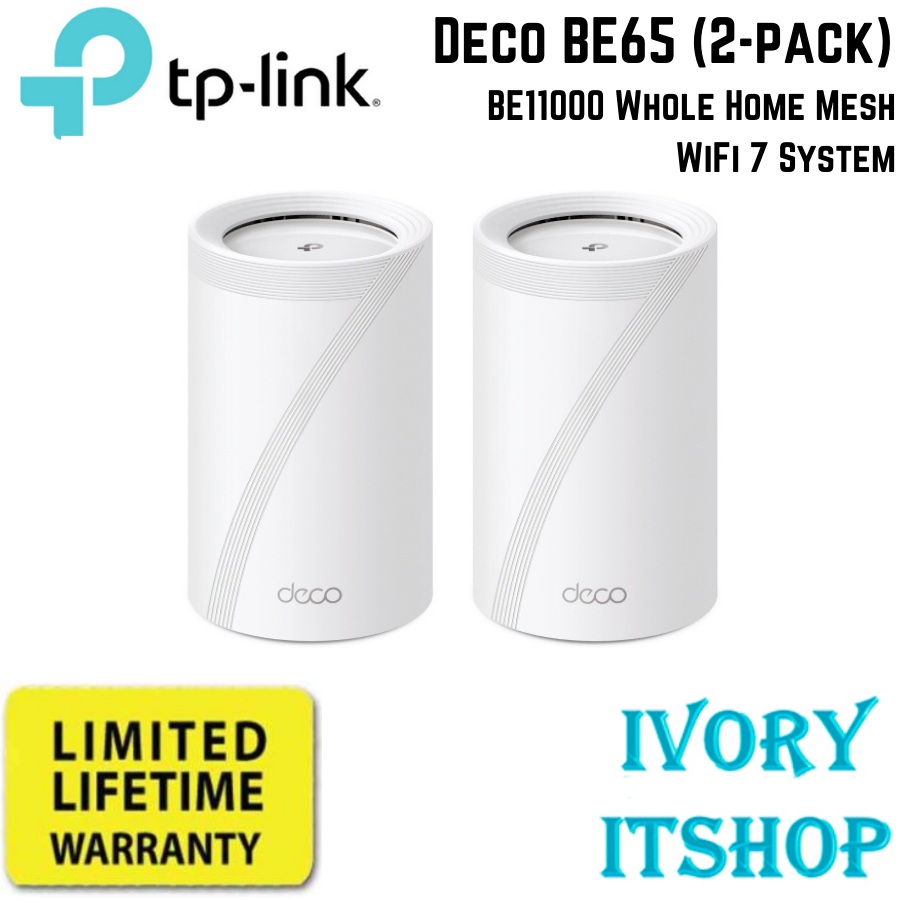 TP Link Deco BE65 BE11000 Whole Home Mesh WiFi 7 System | Shopee Thailand