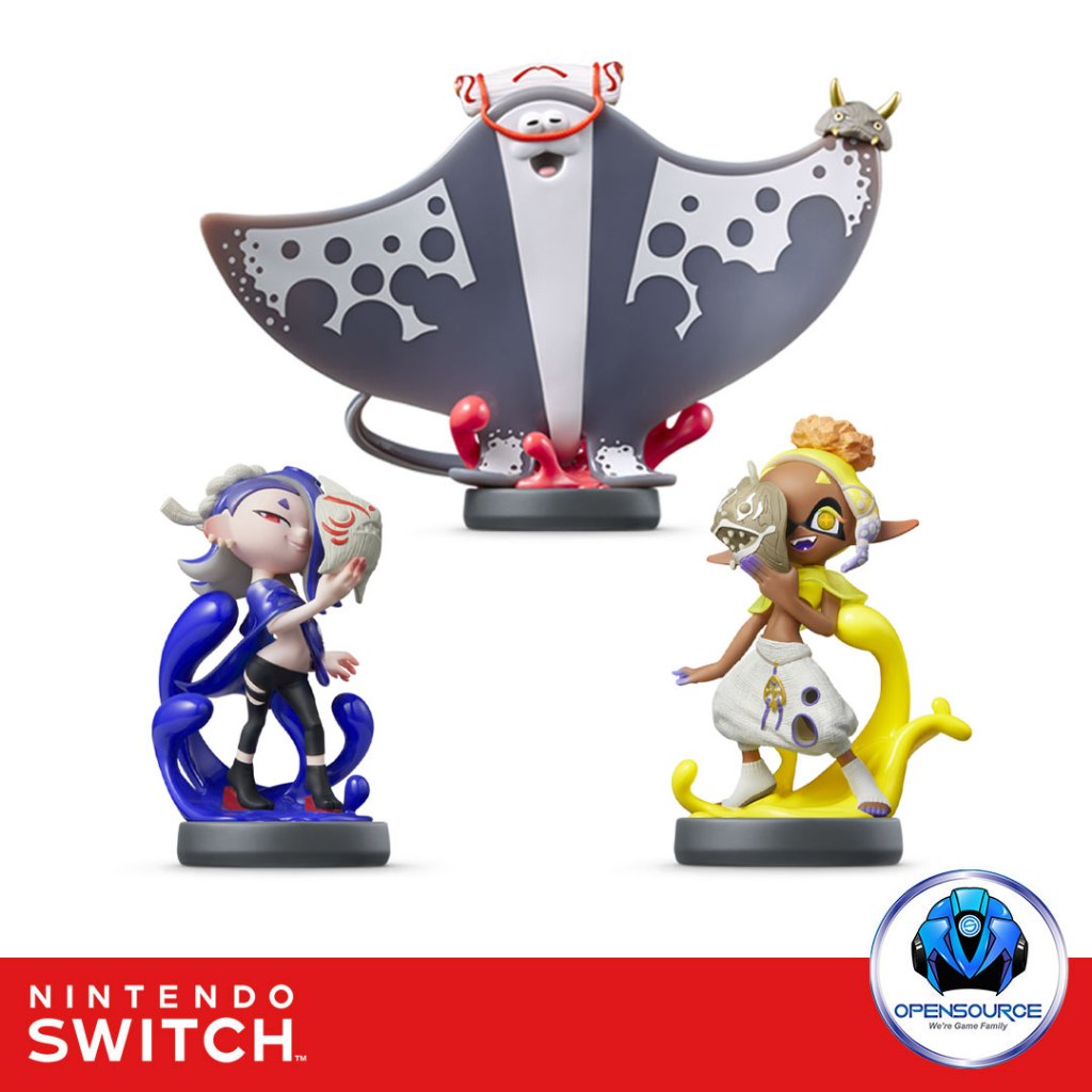[พร้อมส่ง]Nintendo: Deep Cut Set (Shiver Fuka, Frye Utsuho & Big Man Mantaro) - Amiibo Splatoon ...
