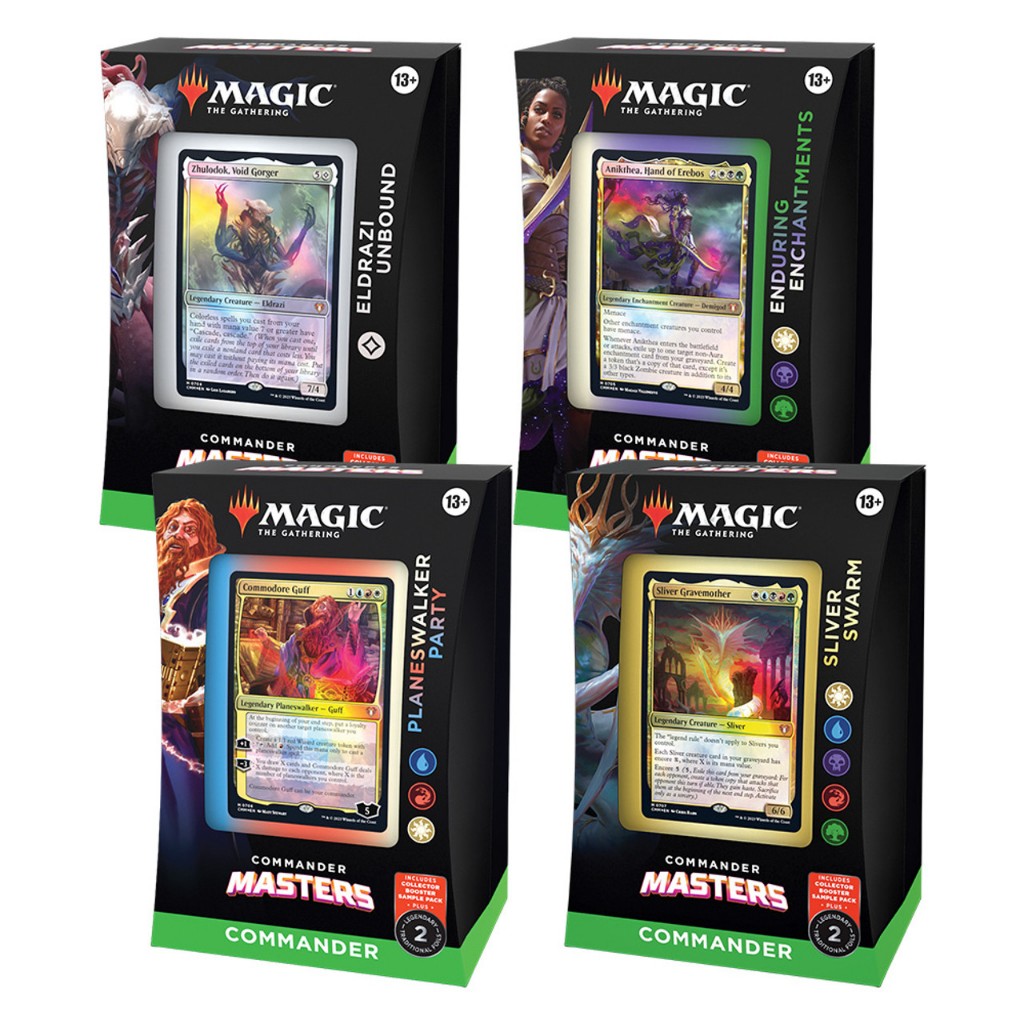 MTG - Commander Masters - Commander Decks Set of 4 | Shopee Thailand
