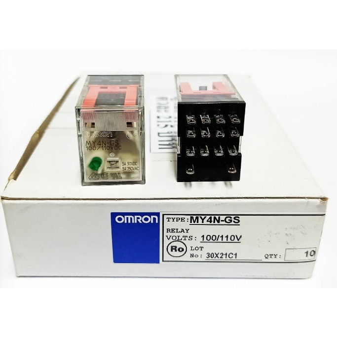 (รีเลย์) OMRON RELAY MY4N-GS 100-110VDC | Shopee Thailand