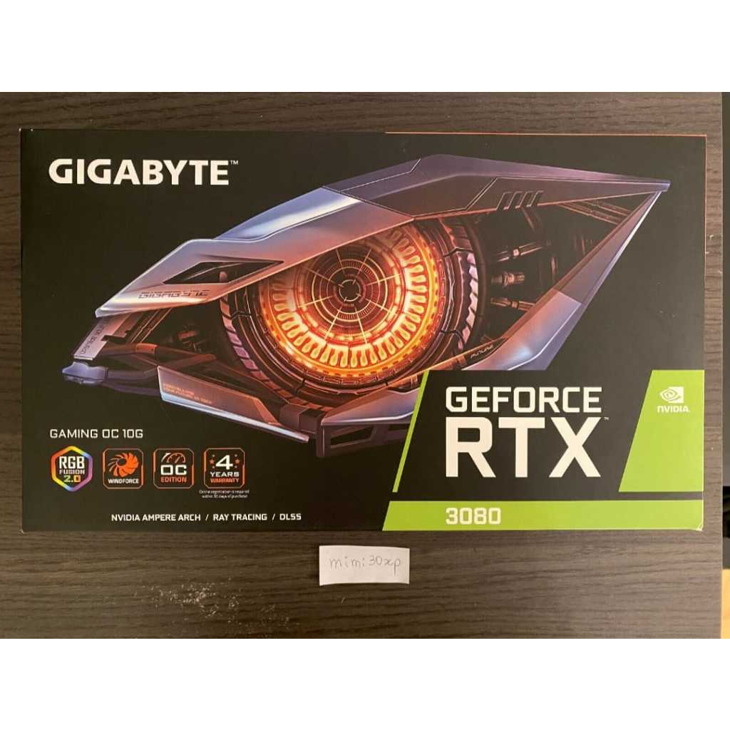 NVIDIA GeForce RTX 3080 Gigabyte Gaming OC 10GB Graphics Card | Shopee ...