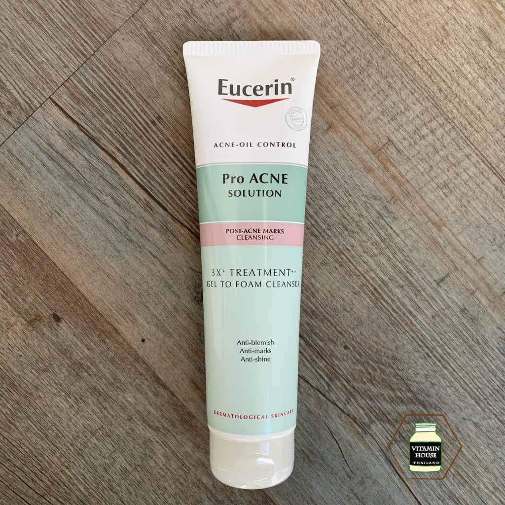 Eucerin Pro Acne Solution 3X Treatment GEL TO FOAM Cleanser (150ML ...