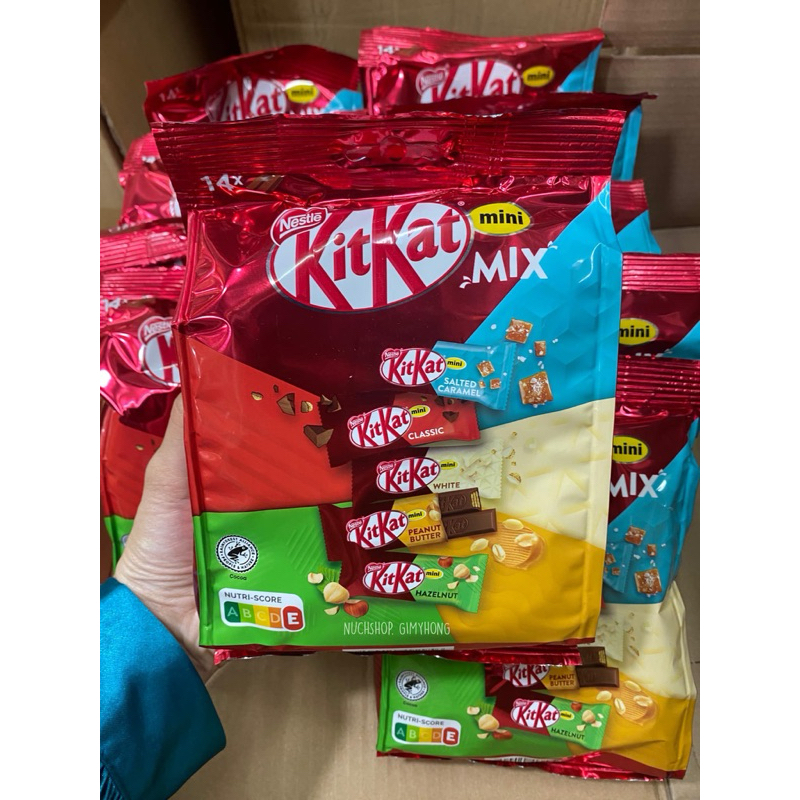 Kitkat mini mix คิทแคทรวมรส (นำเข้าจากยุโรป) | Shopee Thailand