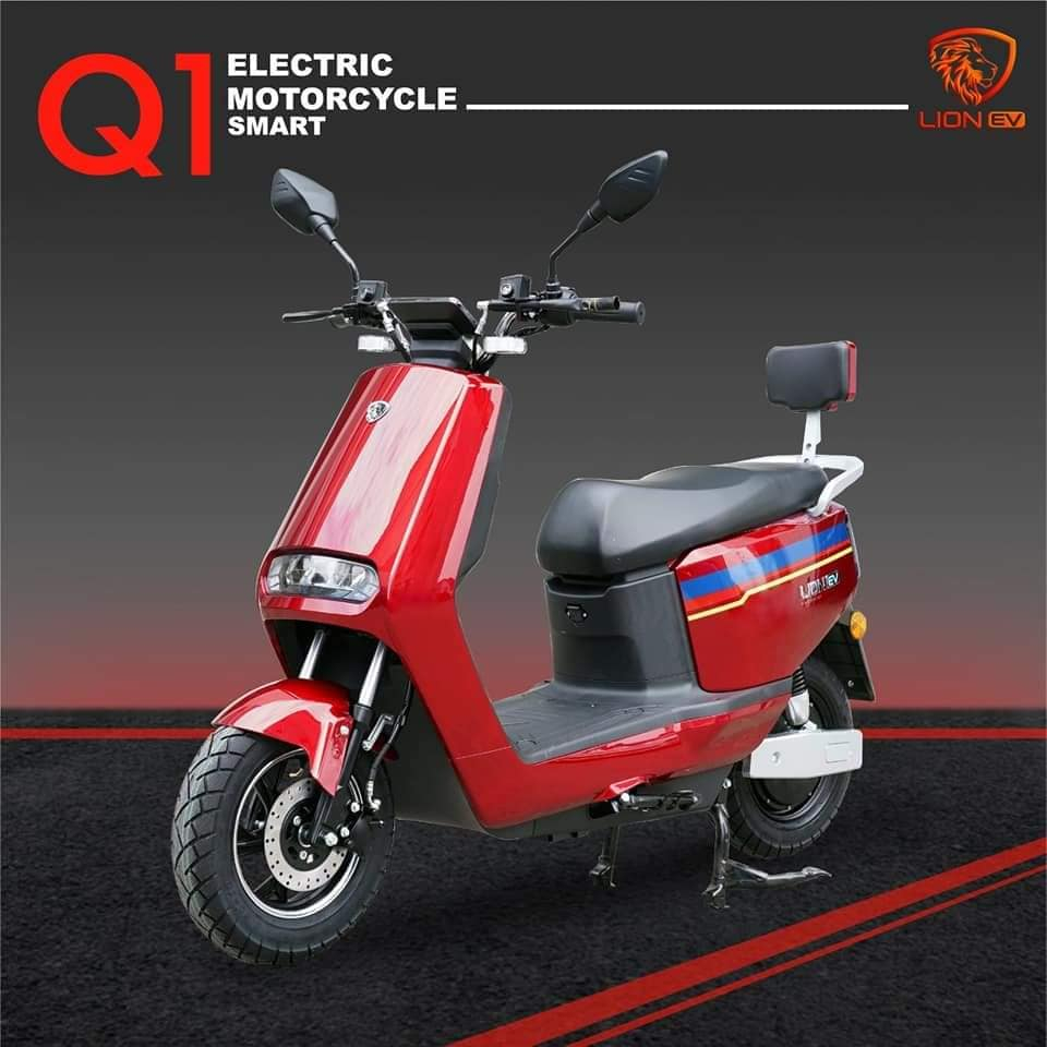 Lion Q1 มอเตอร์ไซค์ไฟฟ้า 1000 watt จดทะเบียนได้ รถไฟฟ้า | Shopee Thailand