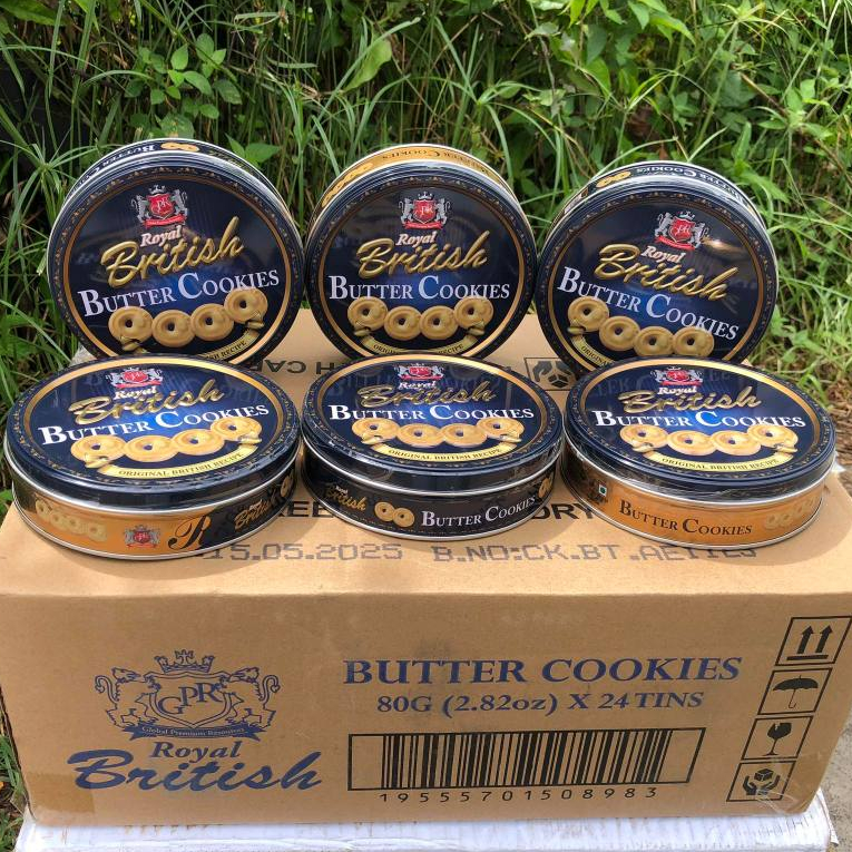 ยกลังรอยัลบัตเตอคุกกี้ยกลัง24กล่อง Royal british butter cookies 24 ...