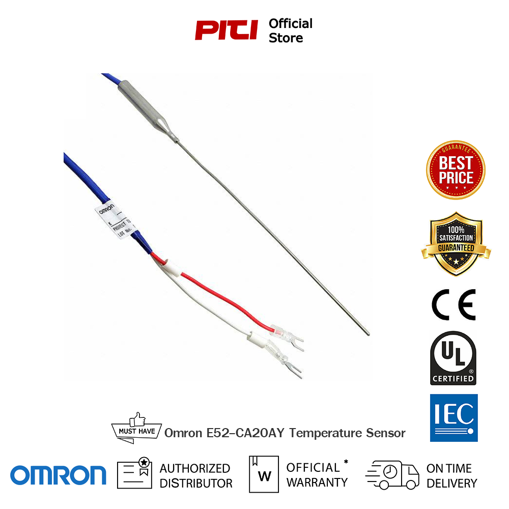 Omron E52-CA20AY ตัววัดอุณหภูมิ ช่วงอุณหภูมิที่ใช้วัด ชนิด เทอร์โมคัปเปิ้ลชนิด K 0ถึง1000 องศา ...
