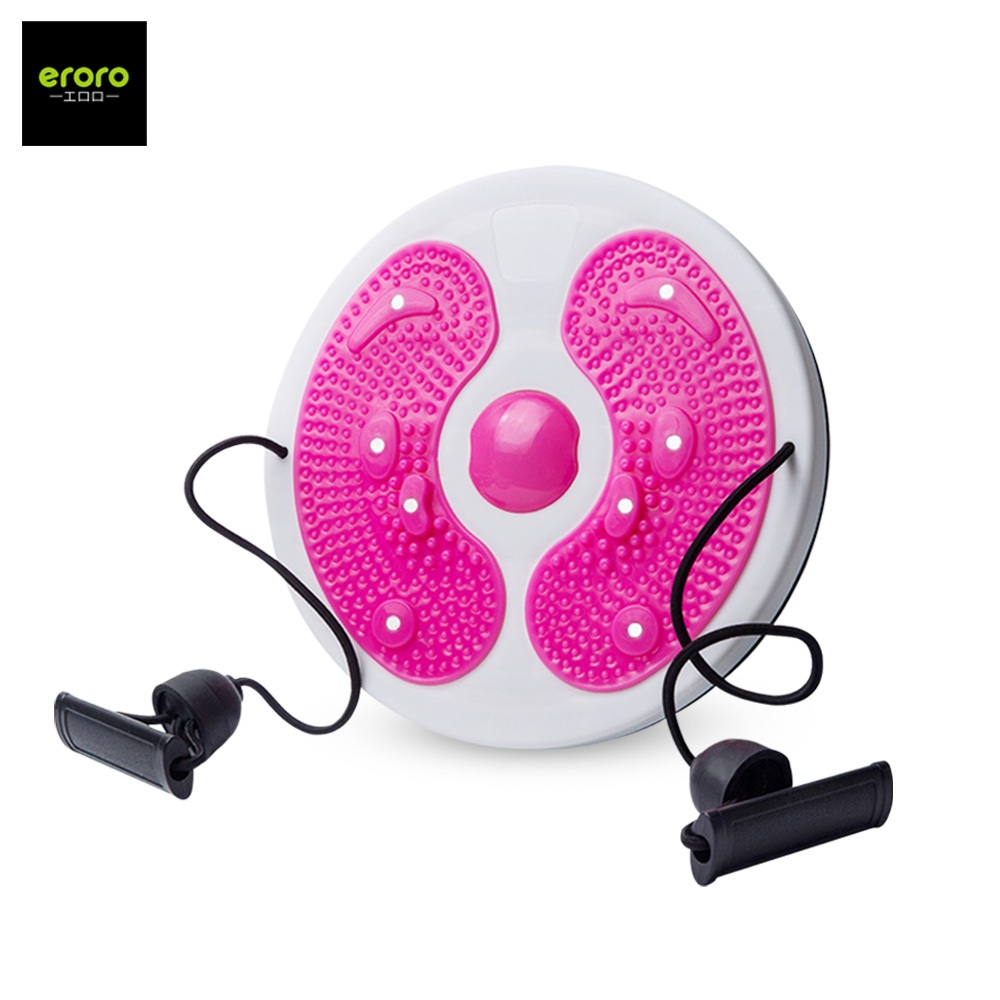 ERORO จานหมุนเอว จานทวิตส์พร้อมเชือก ช่วยบริหารกล้ามเนื้อท้อง ช่วงเอว ...