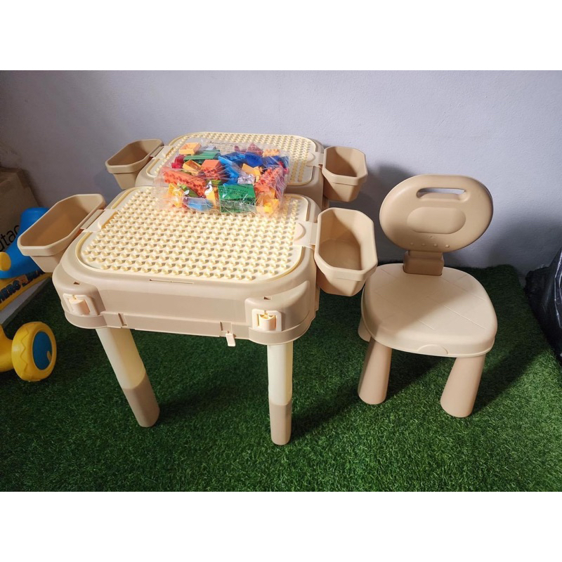 โต๊ะตัวต่อเสริมการเรียนรู้ S26 (Learning Block Table Set) เป็นสกุ๊ตเตอร ...