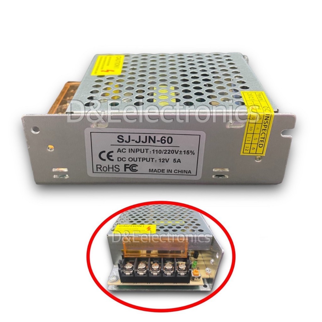 สวิตชิ่ง หม้อแปลงไฟฟ้า Switching Power Supply สวิตชิ่งเพาเวอร์ซัพพลาย Output 5Vdc, 12Vdc, 24Vdc ...