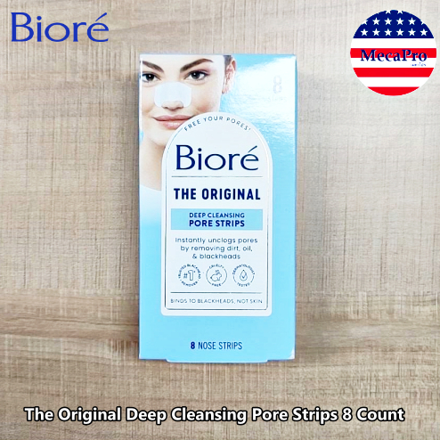 Biore® The Original Deep Cleansing Pore Strips 8 or 10 Count บิโอเร ...