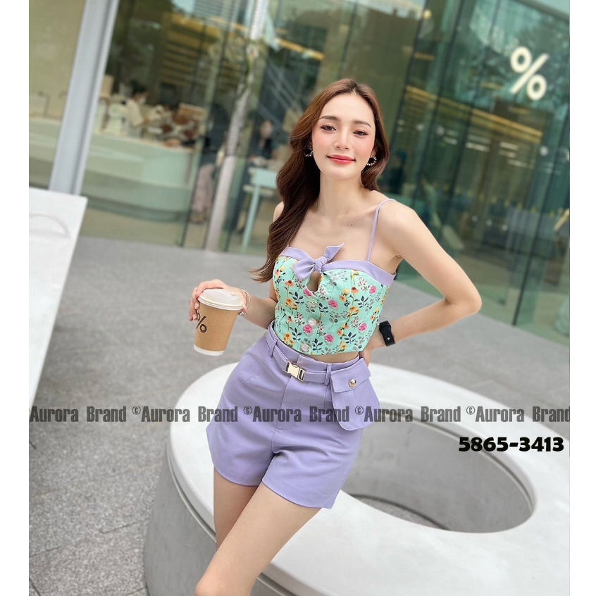 Aurora:Setเสื้อลวดลายสดใส(*สอบถามสต๊อกก่อนกดสั่งน๊า) | Shopee Thailand