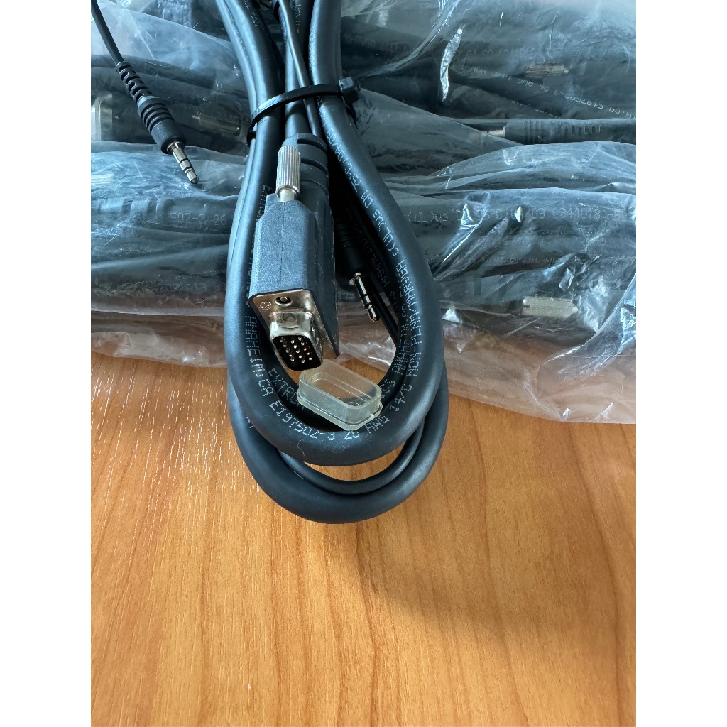 สาย VGA 15pin M-M Extron E197502-3 26AWG VGA มี phone mono 2 ด้าน ...