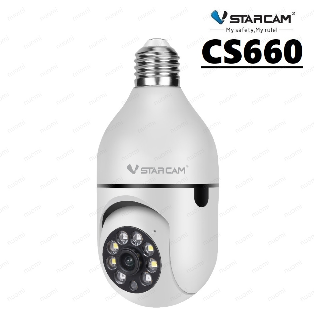 VSTARCAM CS660 SUPER HD 1296p 3.0MP WiFi iP Camera E27 ใส่ขั้วหลอดไฟ กล้องวงจรปิดไร้สาย ไวไฟ ...