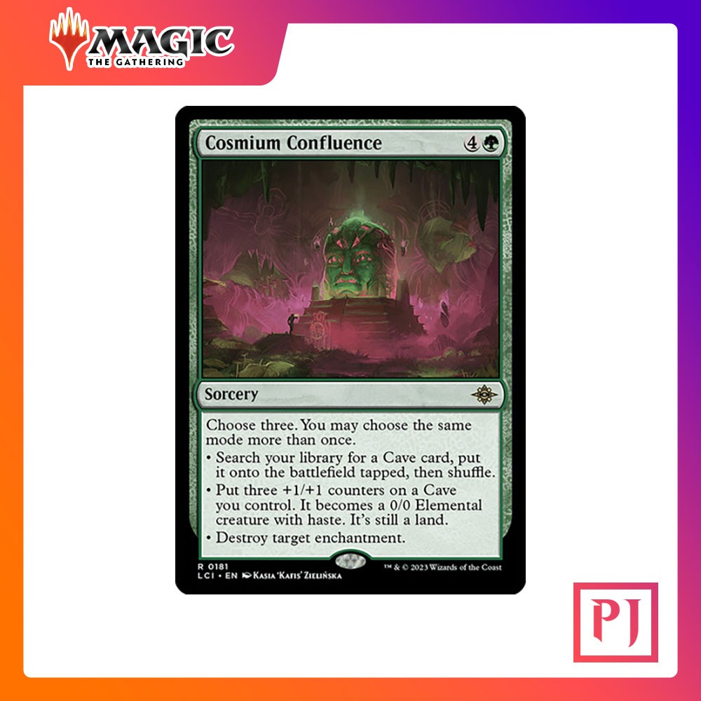 [MTG] Cosmium Confluence [LC1] [GREEN] [RARE] [NORMAL] [ENG] (การ์ดเม ...