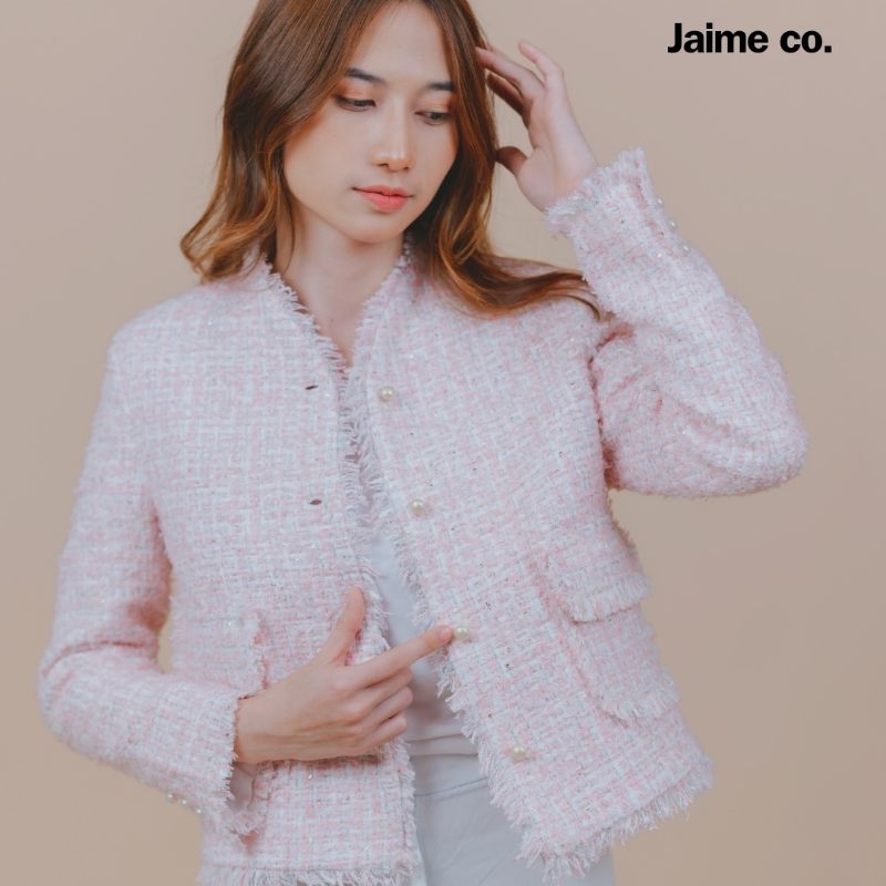 New! [Jaime Co. ] premium tweed jacket | Shopee Thailand