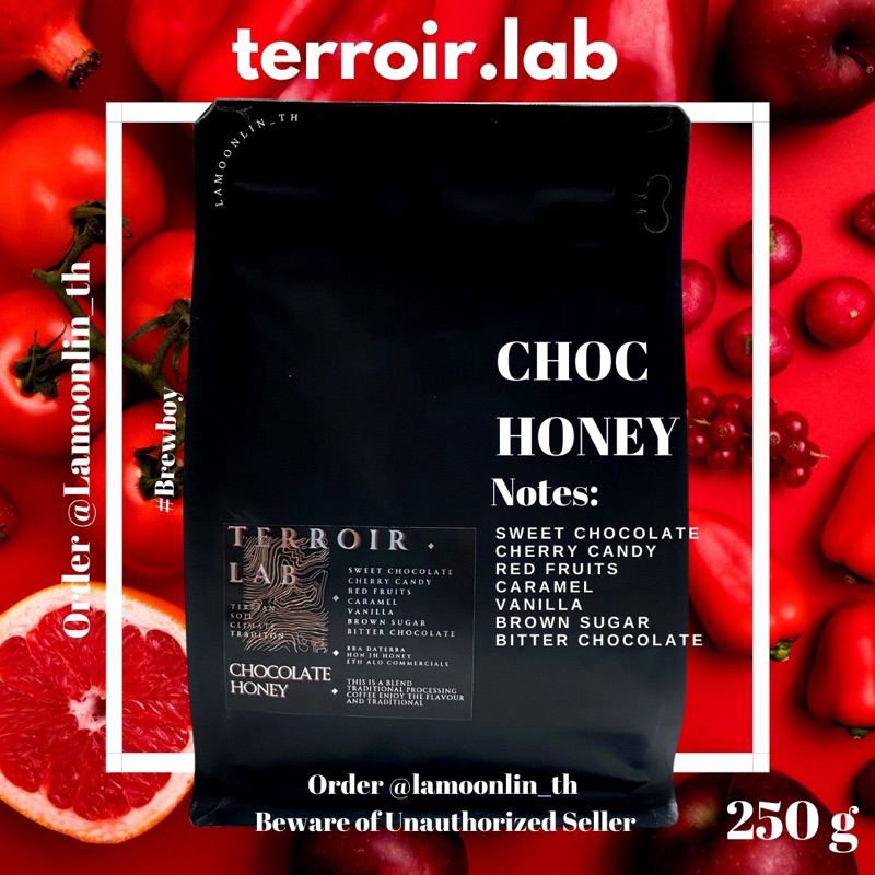 เมล็ดกาแฟ Chocolate Honey - Terroir Laboratory - Medium Espresso 250g ...